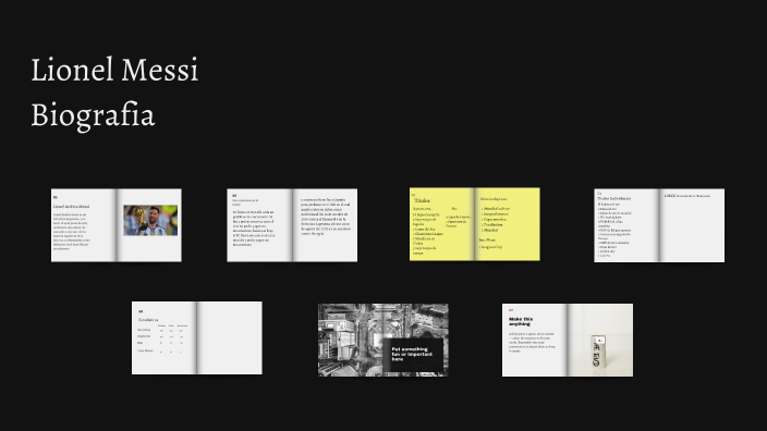 Biografia de Lionel Messi by Ivan Delias on Prezi