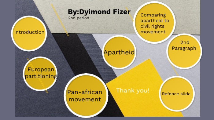 The importance of the european partitioning,pan -african movement and ...
