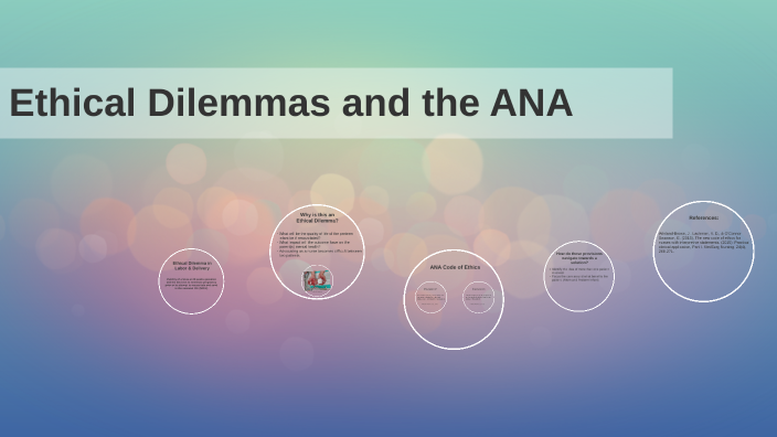 Ethical Dilemmas and the ANA by Kayla King on Prezi