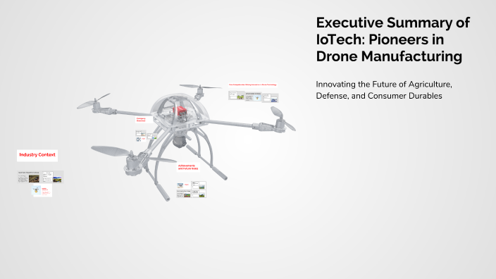 Executive Summary of IoTech: Pioneers in Drone Manufacturing by Deepak ...