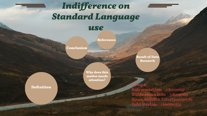 Indifference on Language use-Group 6 by IKRAM Zalwi on Prezi