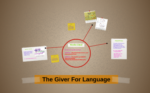 The Giver For Language by Annie Dallas on Prezi