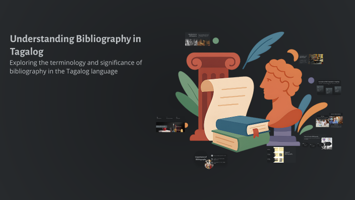 Understanding Bibliography in Tagalog by Alive briefcase Long lost ...