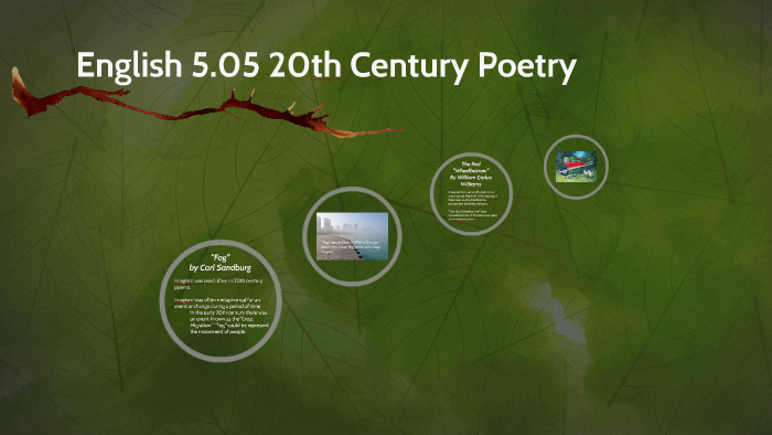 English 5.05 20th Century Poetry by Corben Hampe on Prezi