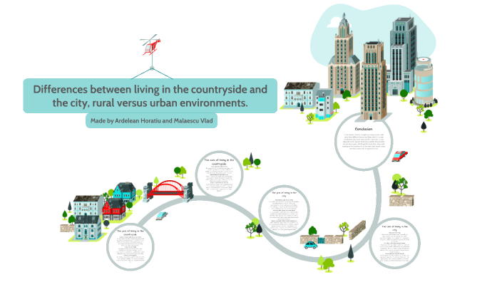 Differences between living in the countryside and the city by Vlad Malaescu on Prezi