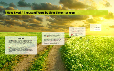 I Have Lived A Thousand Years by Livia Bitton-Jackson by Michelle Xu on ...