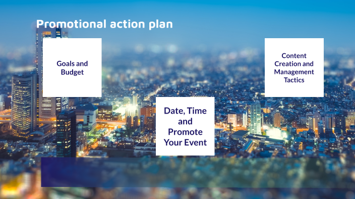 Promotional action plan by Bruce Lewis on Prezi
