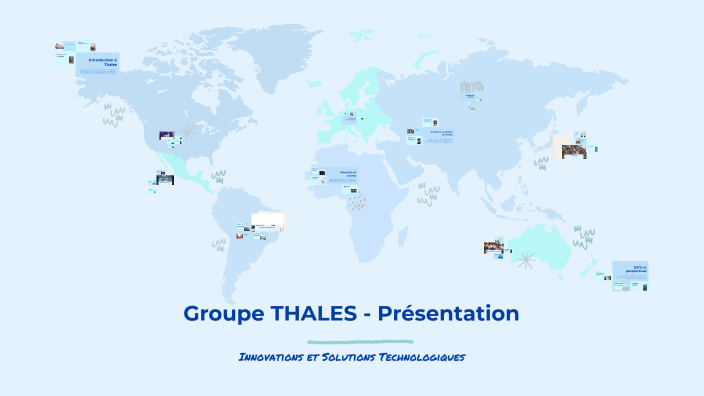 Groupe THALES - Présentation by emma derrez on Prezi
