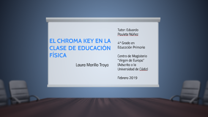 EL CHROMA KEY EN LA CLASE DE EDUCACIÓN FÍSICA by laura morillo troya on ...