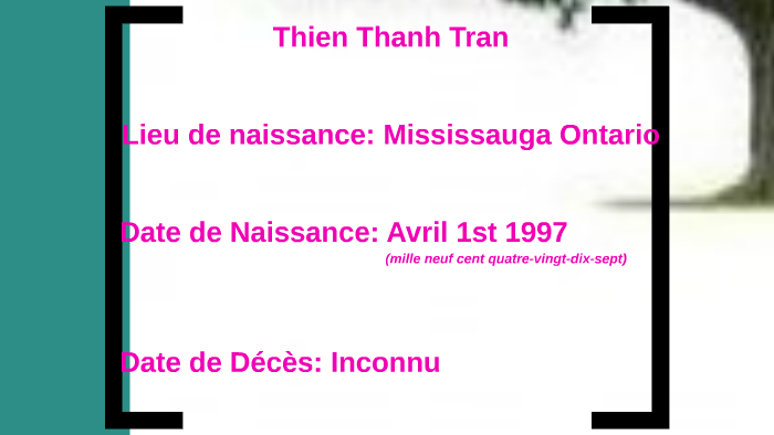 Mon Arbre Genelogique by crystal tran on Prezi