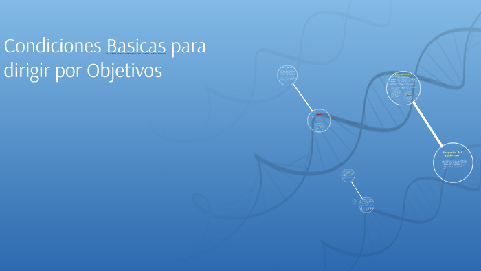 Condiciones Basicas para dirigir por Objetivos by Pablo Rubio on Prezi