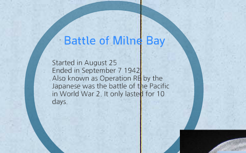Battle of Milne Bay by Alex Sewell on Prezi
