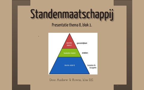 Standenmaatschappij by Rowin v/d Schee & Andrew Pieper on Prezi