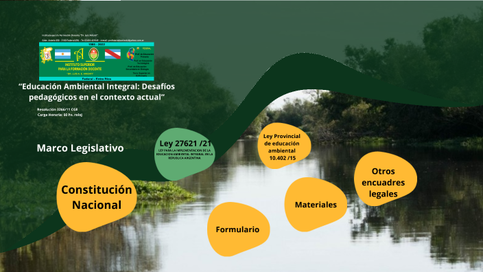 Ley De Educación Ambiental Integral 27 621 21 By Joel Schneider On Prezi