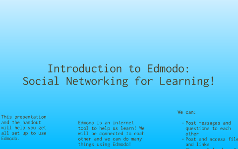 Edmodo Introduction by Dan Savage on Prezi