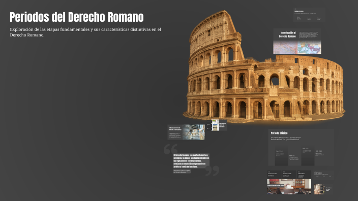 Periodos del Derecho Romano by Alyn Cooper on Prezi