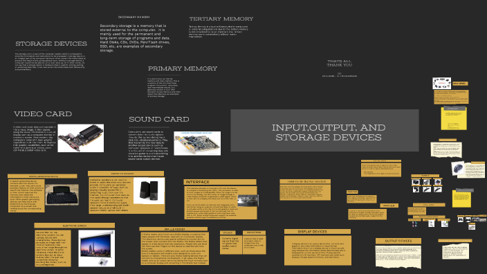 INPUT,OUTPUT, AND STORAGE DEVICES by Rommel Hinaniban on Prezi