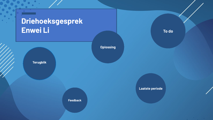 Driehoeksgesprek Enwei Li by Enwei Li on Prezi