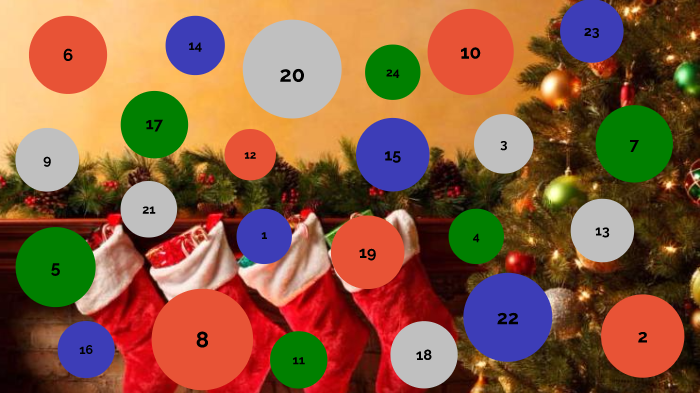 Maths Advent Calendar by Aaron Jensen on Prezi