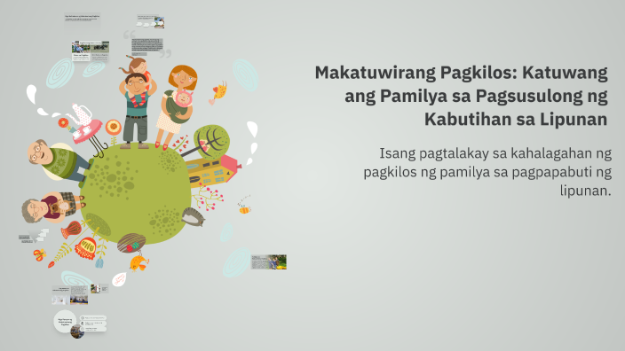 Makatuwirang Pagkilos: Katuwang ang Pamilya sa Pagsusulong ng Kabutihan ...