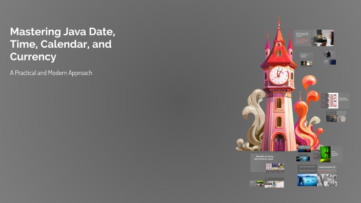 Mastering Java Date, Time, Calendar, and Currency by michael l on Prezi