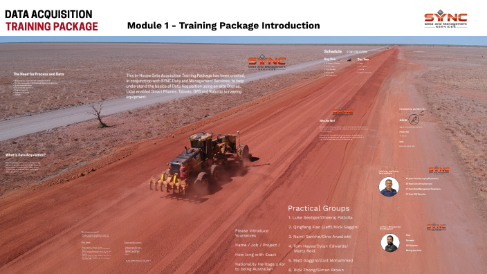 Module 1 - Data Acquisition Training Package Introduction by Trevor ...