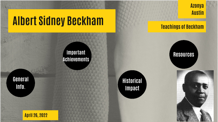 Albert Sidney Beckham by azonya austin on Prezi