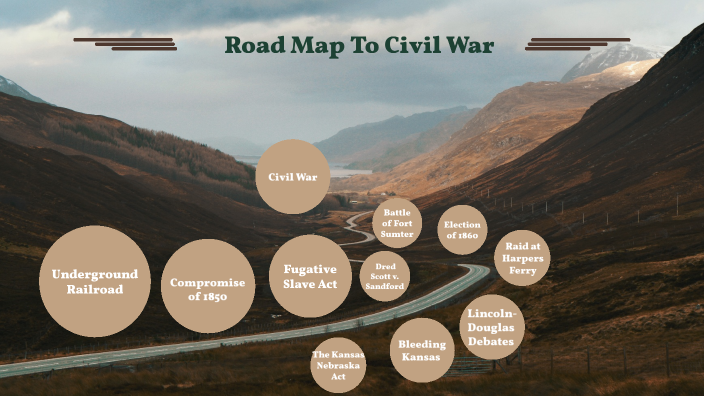 Road Map to Civil War by Karlie Wegner on Prezi