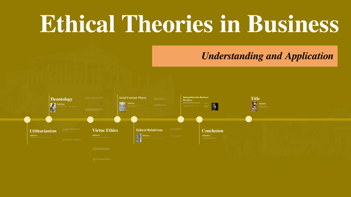 Ethical Theories in Business by STEPHEN JAYAKUMAR Y on Prezi