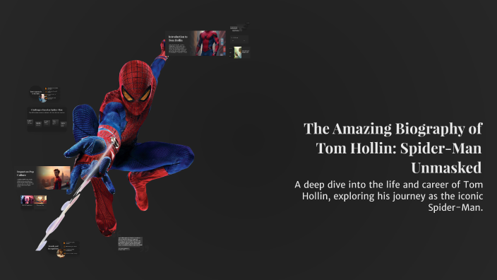 The Amazing Biography of Tom Hollin: Spider-Man Unmasked by Hector ...