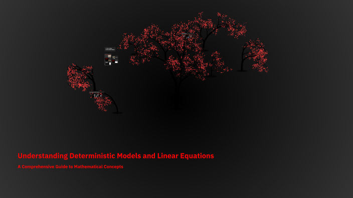 Understanding Deterministic Models and Linear Equations by Syeda Romana ...