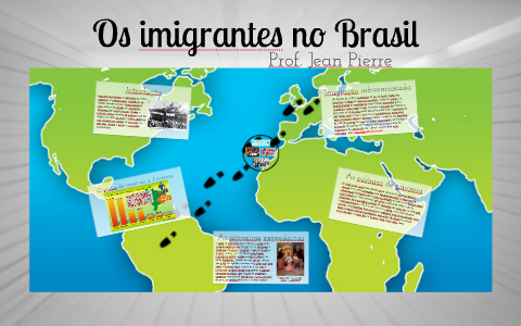 Os imigrantes no Brasil by Jean Pierre