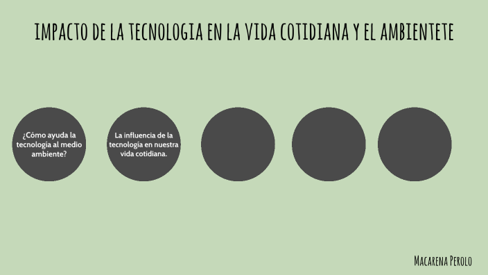 impacto de la tecnología en la vida cotidiana y el ambiente by Macarena ...