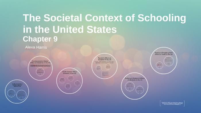 The Societal Context of Schooling in the United States by Alexa Harris ...