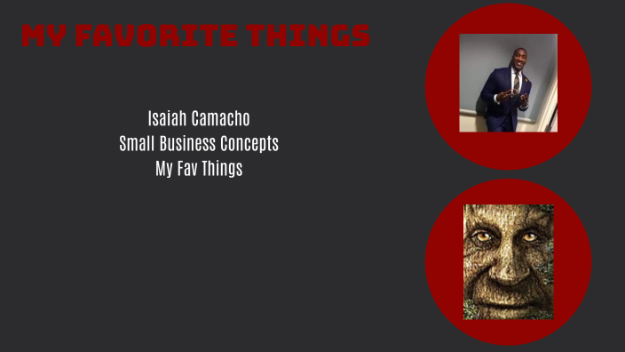 My Fav Things by Isaiah Camacho on Prezi