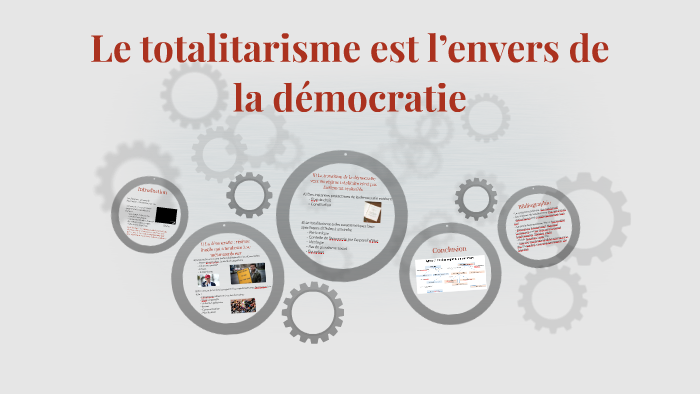 Le totalitarisme est l’envers de la démocratie by Victor Sebastianutti