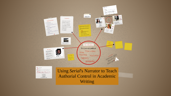 Using Serial's Narrator to Teach Authorial Control in Academic Writing ...