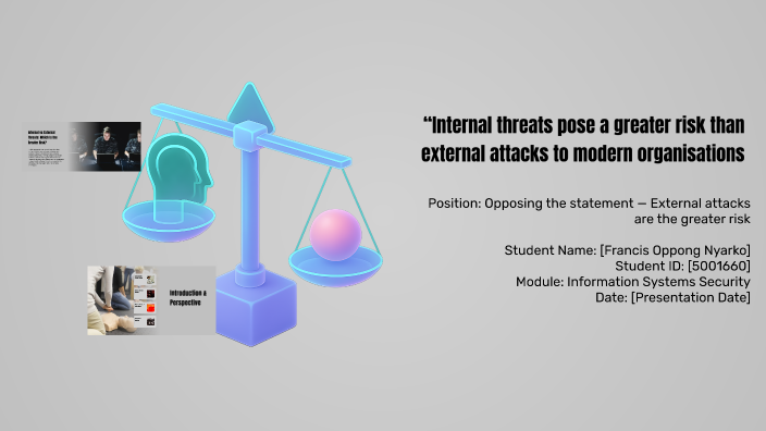 Internal vs External Threats: Which Is the Greater Risk? by Francis ...