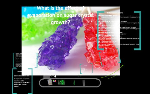 The effect of evaporation on sugar crystal growth by hykeyla dunn on Prezi