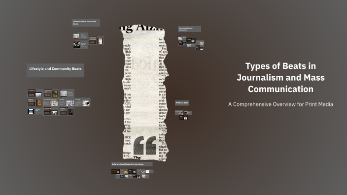 Types of Beats in Journalism and Mass Communication by SHRISHA ACHU on ...