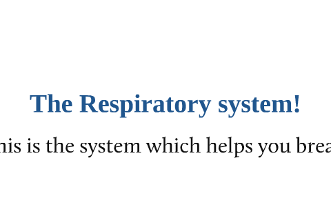 The respiratory system by travis ricci on Prezi