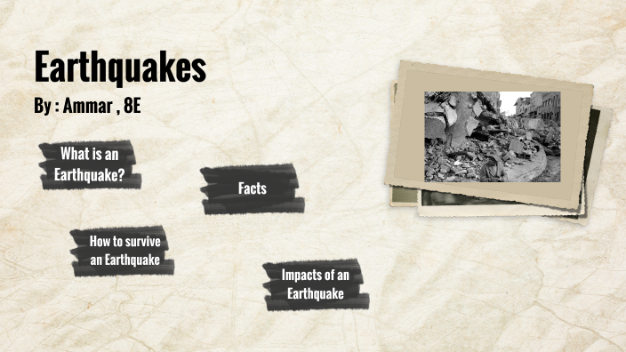 Earthquakes / Sst holiday homework by Ammar Ali Khan on Prezi