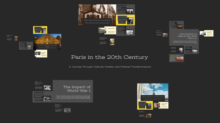 Paris in the 20th Century by AGATHE GODARD on Prezi