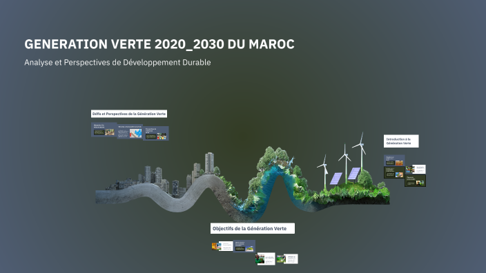 GENERATION VERTE 2020_2030 DU MAROC by hassan hassan on Prezi