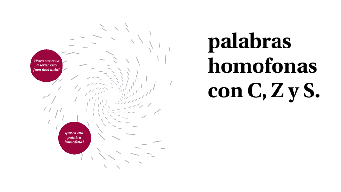español palabras homófonas con s ,c y z. by IVANNA IZURIETA MOLINA on Prezi