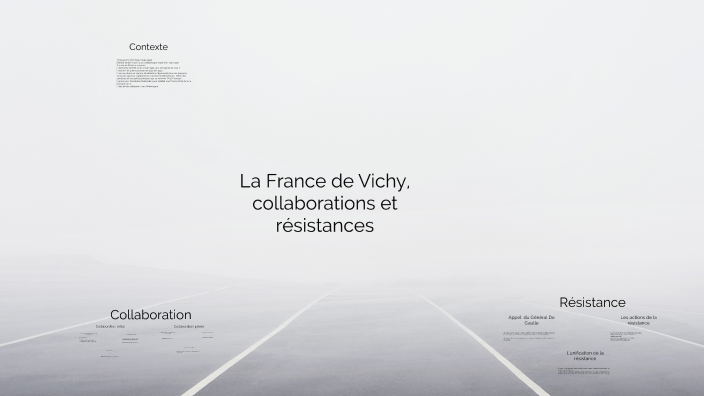 La France de Vichy, collaboration et résistances by Sophie Ronda on Prezi