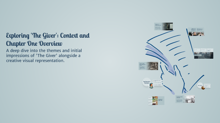 Exploring 'The Giver': Context and Chapter One Overview by Amelie Bravo ...