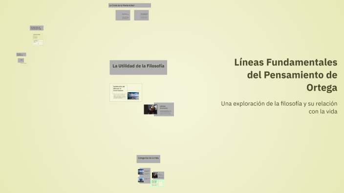 Líneas Fundamentales del Pensamiento de Ortega by isabella forero on Prezi