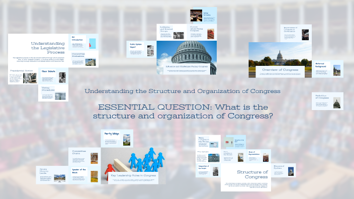 Understanding the Structure and Organization of Congress by Shawn ...