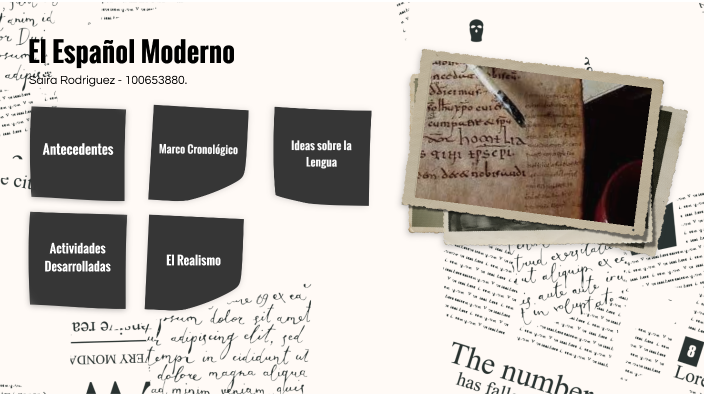 El Español Moderno - Saira Rodriguez. by Saira Rodriguez on Prezi